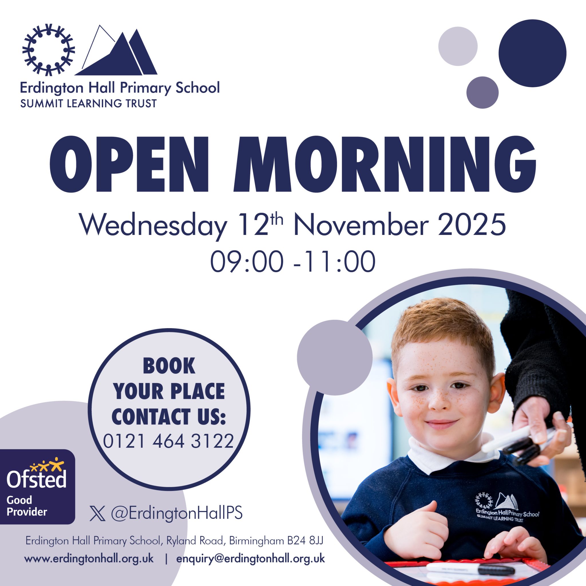 Contact Us - Erdington Hall Primary